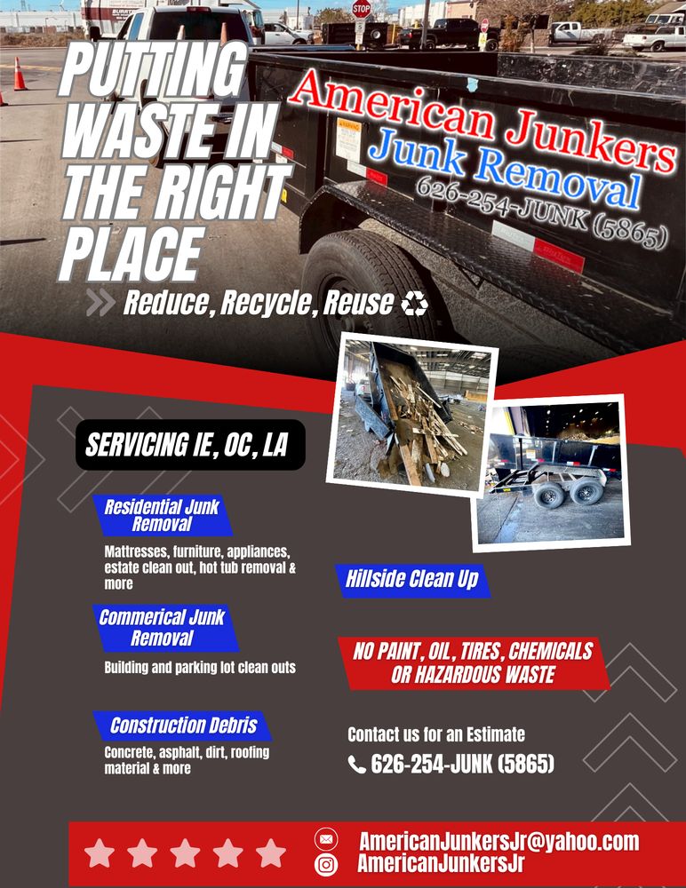 AMERICAN JUNKERS JUNK REMOVAL - Updated August 2024 - Request a Quote ...