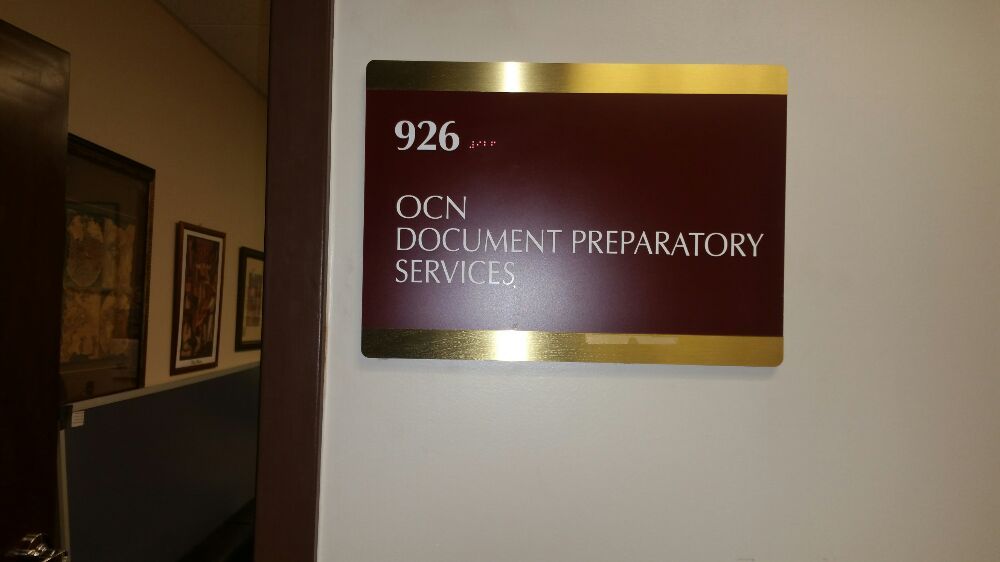 OCN DOCUMENT PREP SERVICES - Updated September 2025 - Miami, Florida ...