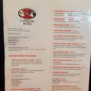 TAPSILOG BISTRO - 2783 Photos & 1474 Reviews - 819 W Hamilton Ave ...