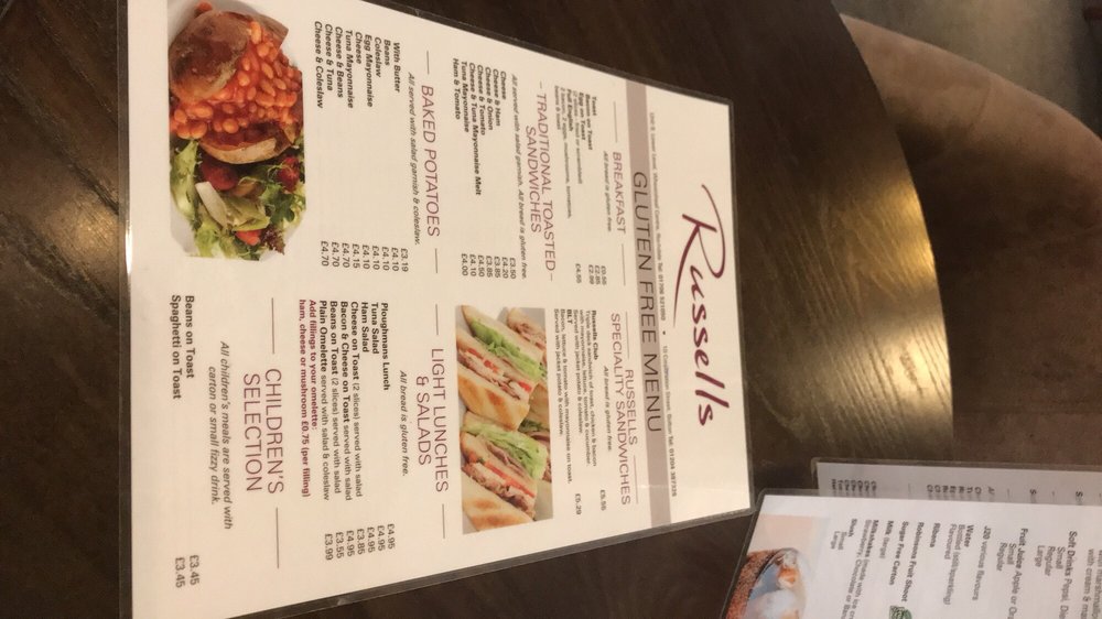 RUSSELL’S CAFE - Updated July 2024 - 12 Photos - The Wheatsheaf Centre ...