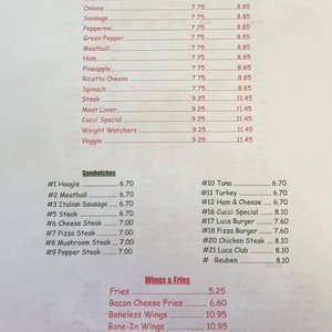 CUCCI PIZZERIA - Updated October 2025 - 38 Photos & 89 Reviews - 566 E ...
