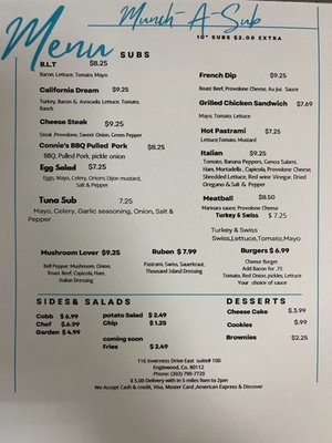 MUNCH A SUB - 31 Photos & 12 Reviews - 116 Inverness Dr E, Englewood ...