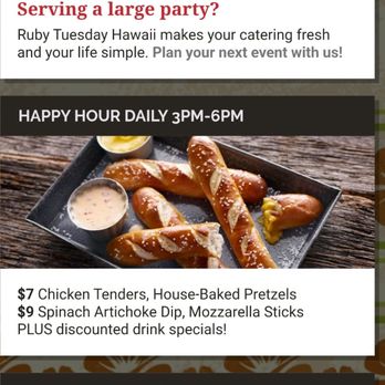 RUBY TUESDAY MOANALUA - Updated July 2024 - 1777 Photos & 763 Reviews ...