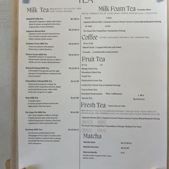 BOBAPOP TEA BAR - Updated August 2024 - 305 Photos & 97 Reviews - 13295 ...