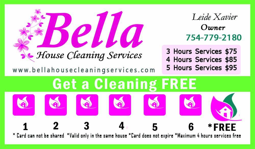 BELLA HOUSE CLEANING SERVICES - Boca Raton, Florida - Office Cleaning ...