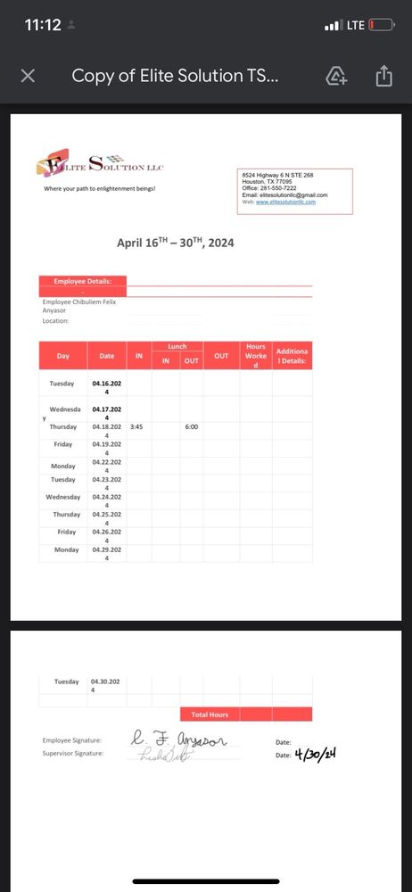ELITE SOLUTIONS - Updated October 2024 - Houston, Texas - General ...
