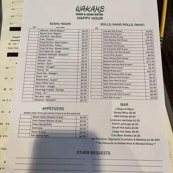 WAKAME SUSHI & ASIAN BISTRO - Updated May 2025 - 854 Photos & 937 ...