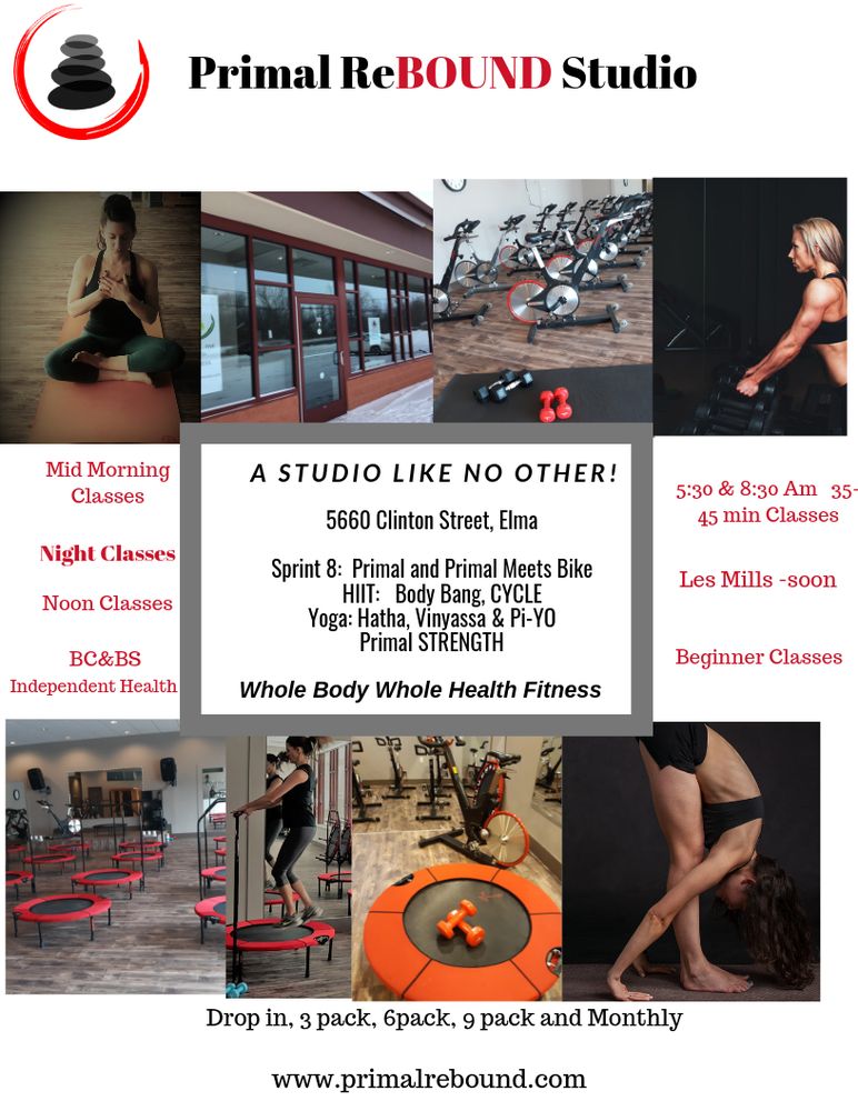 PRIMAL REBOUND STUDIO - Updated July 2025 - 10 Photos - 5660 Clinton St, Elma, New York - Yoga ...