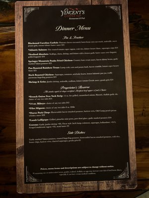 VINCENTS COPPERTOP RESTAURANT AND PUB - Updated May 2024 - 37 Photos ...