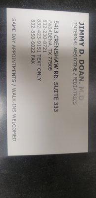 JIMMY DOAN, MD - Updated October 2025 - 16 Reviews - 5413 Crenshaw Rd ...