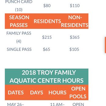 TROY FAMILY AQUATIC CENTER - Updated September 2025 - 19 Photos & 11 ...