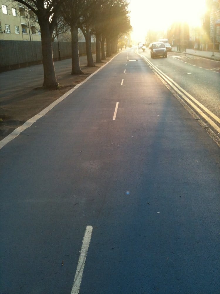 CYCLE SUPERHIGHWAY - Updated February 2025 - Blue Line Road, London ...