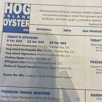 HOG ISLAND LARKSPUR - Seafood Restaurant at 2401 Larkspur Landing Cir ...