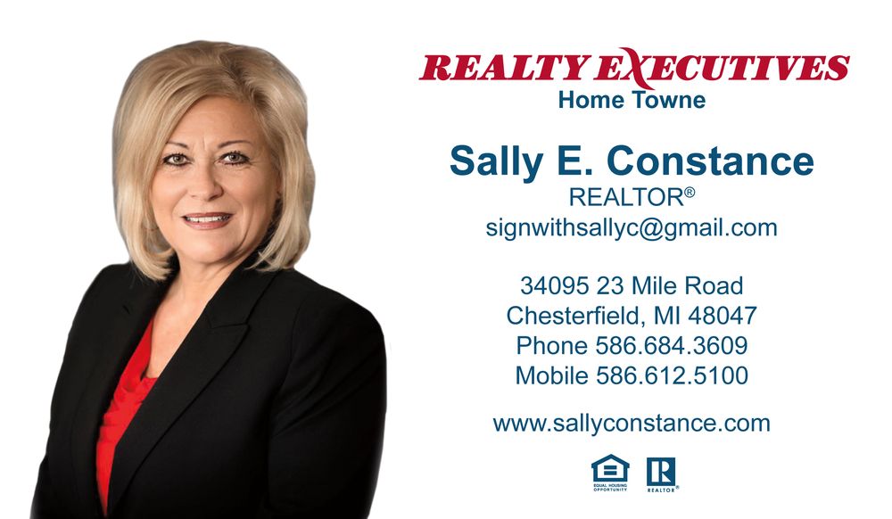 SALLY E CONSTANCE - REALTY EXECUTIVES HOME TOWNE - 34095 23 Mile Rd ...