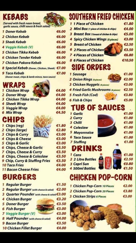 MR KEBAB - No 2 Smith Lane, Charleville, Co. Cork, Republic of Ireland ...