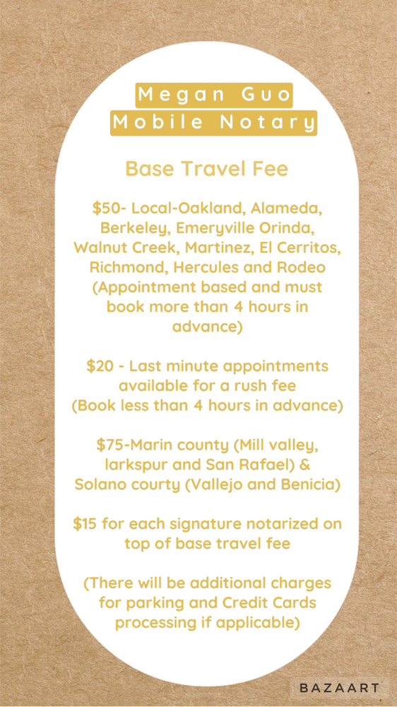 MEGAN GUO MOBILE NOTARY PUBLIC & LOAN SIGNING SERVICES - Updated ...