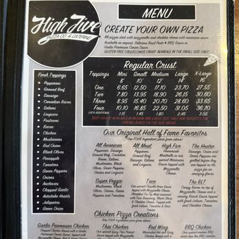 HIGH FIVE PIZZA - Updated June 2025 - 679 Photos & 1086 Reviews - 171 ...