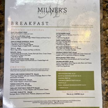 MILNER’S CAFE & CATERING - Updated December 2025 - 51 Photos & 40 ...