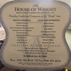 HOUSE OF WRIGHT MORTUARY & CREMATION SERVICES - 14 Photos - 208 35th St, Wilmington, Delaware ...