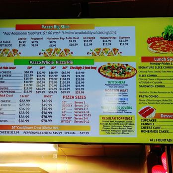 PAZZO! BIG SLICE PIZZA - Updated April 2025 - 185 Photos & 134 Reviews ...