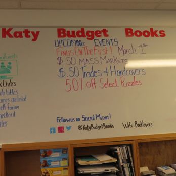 KATY BUDGET BOOKS - Updated June 2025 - 92 Photos & 81 Reviews - 870 S ...