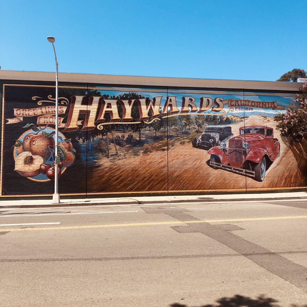 GREETINGS FROM HAYWARD MURAL - 1125 Russell Way, Hayward, California ...