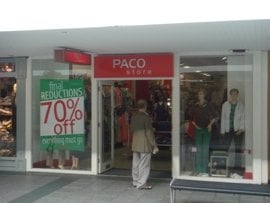 PACO STORE - Stillorgan Shopping Centre, Dublin, Republic of Ireland ...