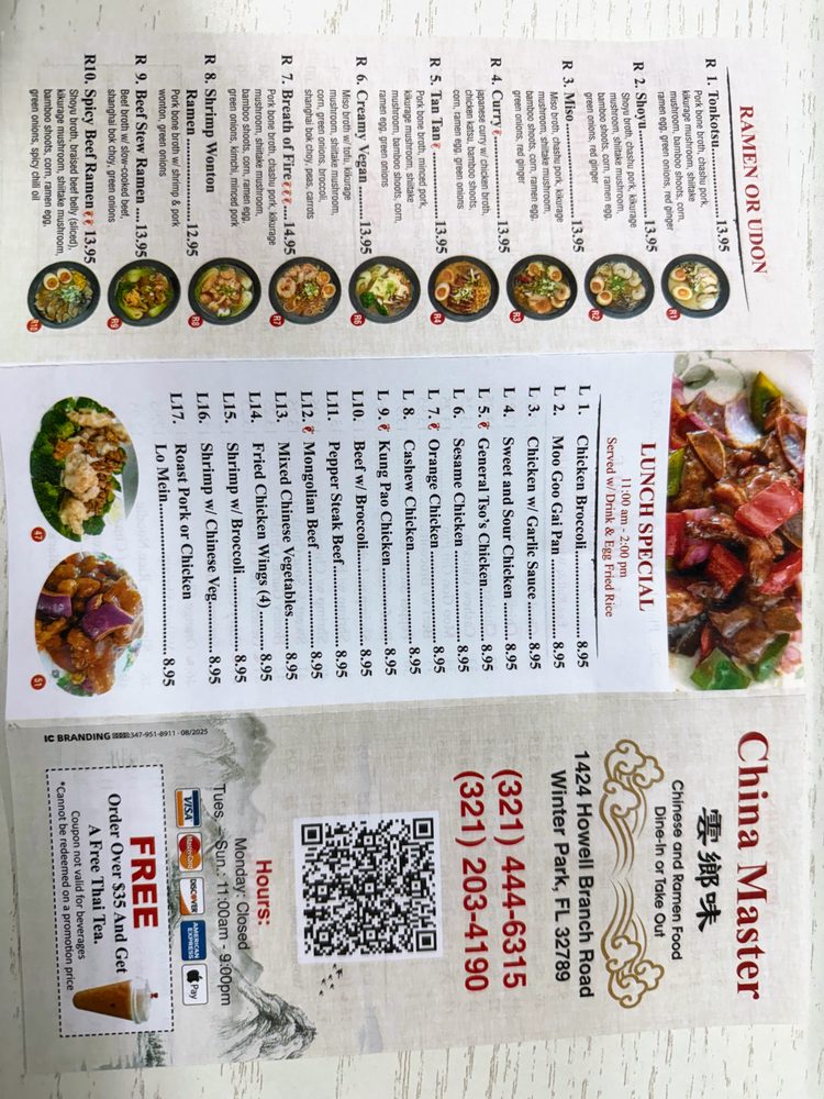 CHINA MASTER - Updated May 2026 - 1412 Howell Branch Rd, Winter Park ...