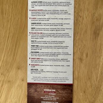 SMOKIN’ OAK WOOD-FIRED PIZZA AND TAPROOM - Updated August 2025 - 70 ...