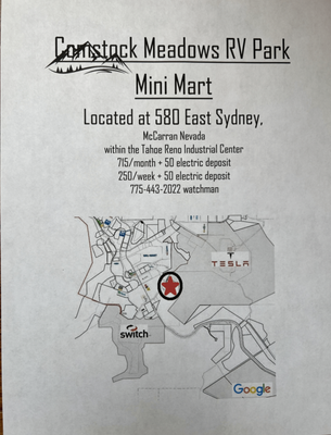 COMSTOCK MEADOWS RV PARK - Updated October 2024 - 580 E Sydney Dr ...