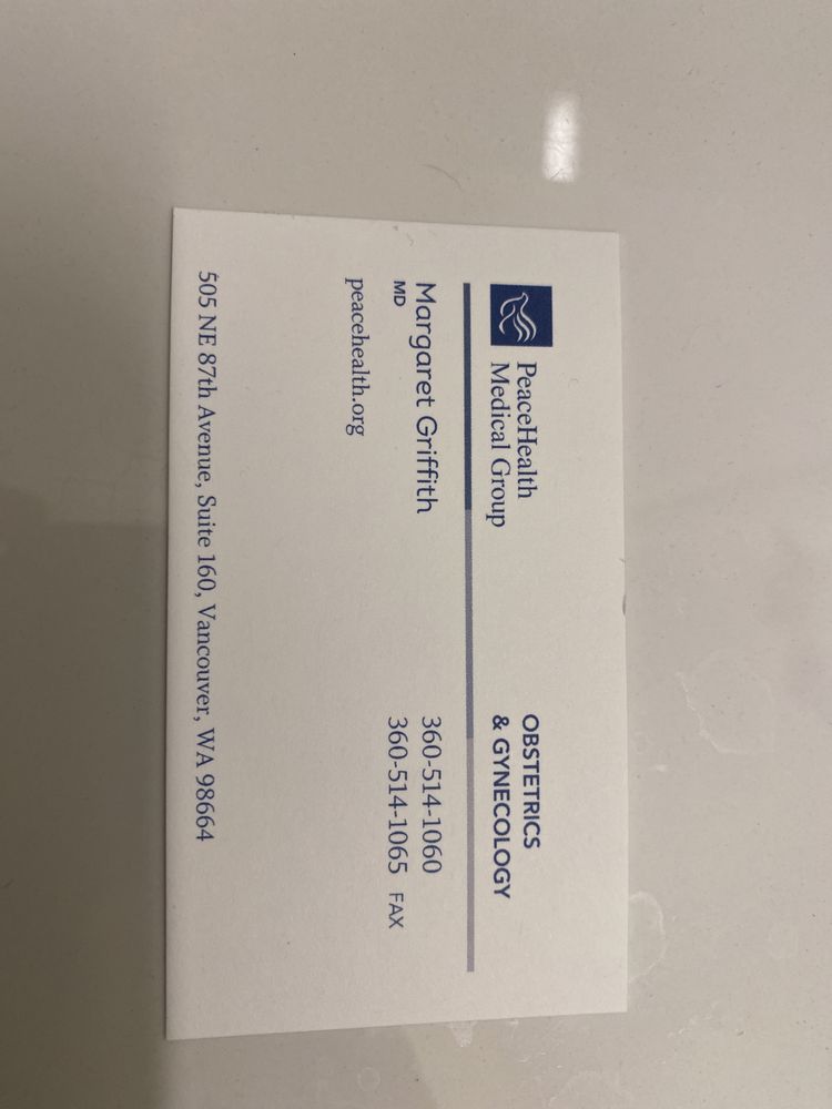 PEACEHEALTH MEDICAL GROUP OBSTETRICS & GYNECOLOGY - Updated January ...