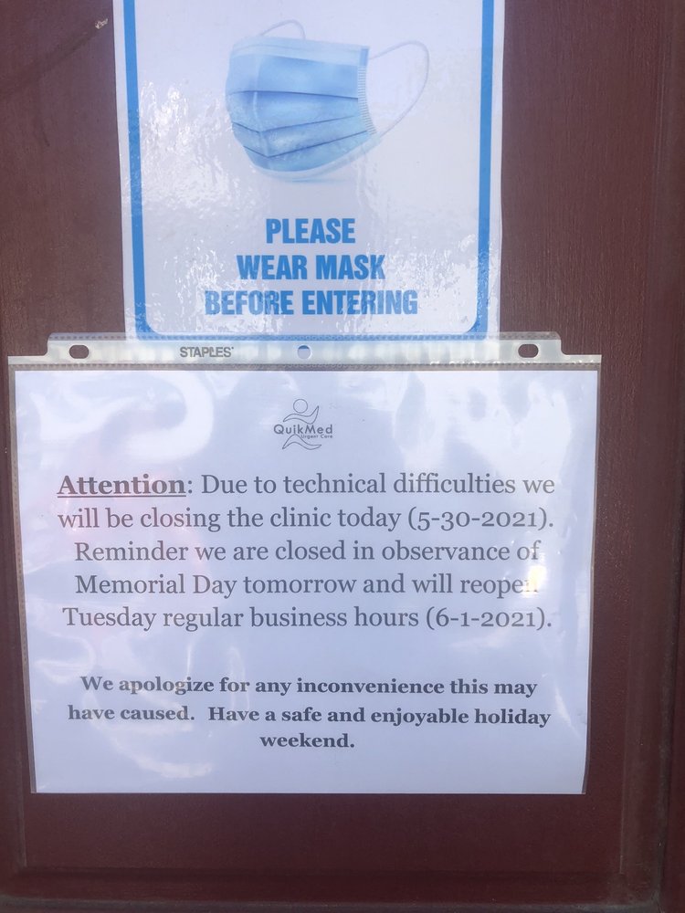 QUIKMED URGENT CARE - Updated December 2025 - 20 Reviews - 727 ...