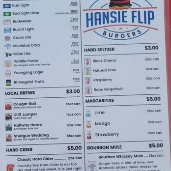HANSIE FLIP BURGERS - Updated July 2024 - 35 Photos & 48 Reviews - 134 ...