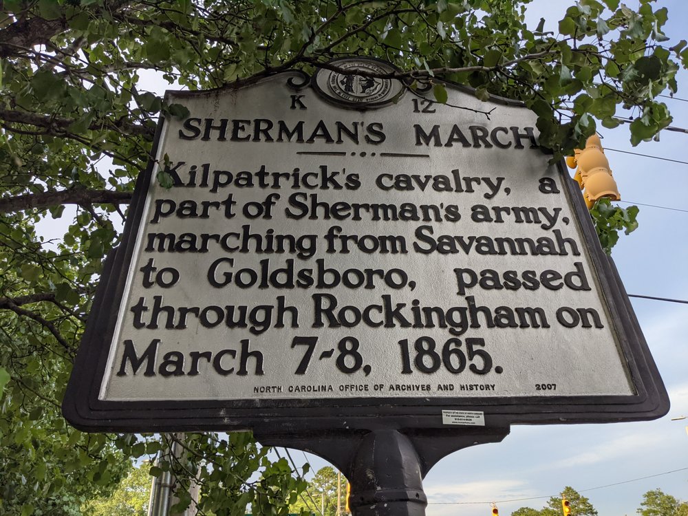 SHERMAN’S MARCH HISTORICAL MARKER - Updated October 2025 - 1325 ...