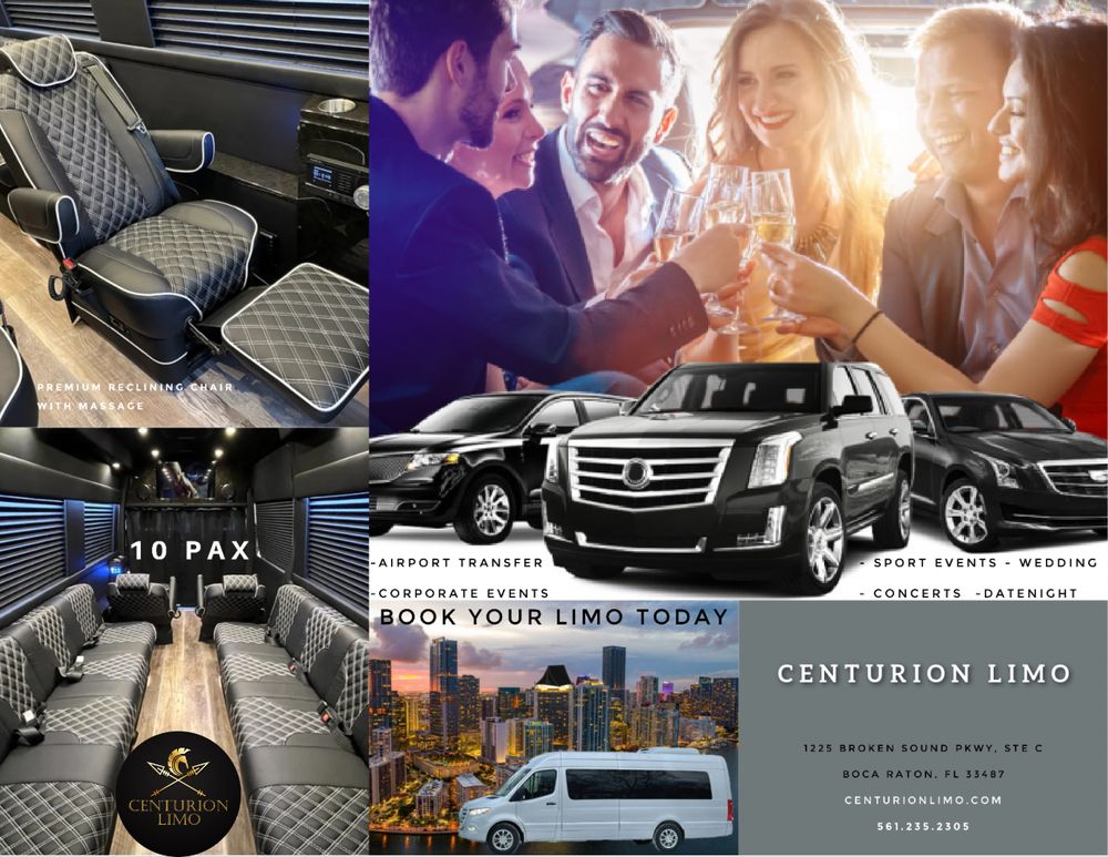 CENTURION LIMO - Request a Quote - 11 Photos - 1225 Broken Sound Pkwy ...