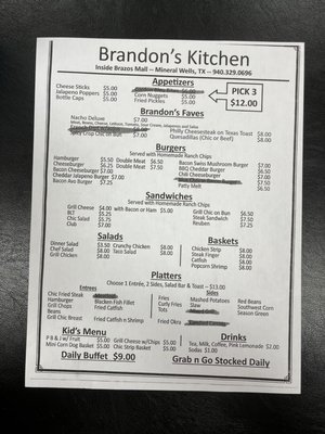 BRANDON’S KITCHEN - Updated October 2025 - 22 Photos - 2801 US-180 ...