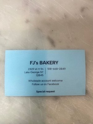FJ’S BAKERY - Updated December 2025 - 2329 State Hwy 9N, Lake George ...