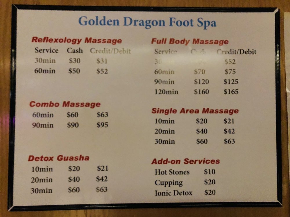 GOLDEN DRAGON FOOT SPA - Updated December 2025 - 61 Reviews - 16054 SE ...