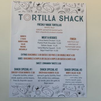 TORTILLA SHACK - Updated March 2025 - 29 Photos & 32 Reviews - 1505 ...