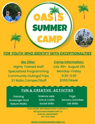 OASIS SUMMER CAMP - Updated November 2025 - 79 Victoria Avenue, Aurora, Ontario - Summer Camps ...