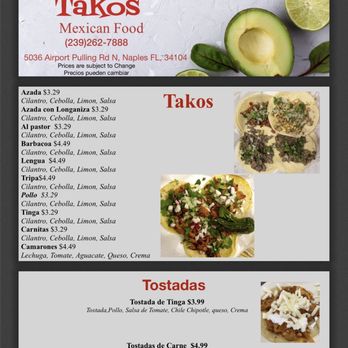 TAKOS - Updated December 2025 - 22 Photos - 5036 Airport-Pulling Rd N ...