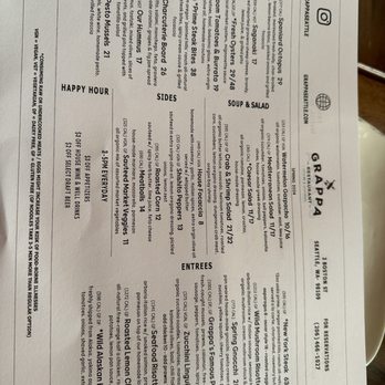 GRAPPA - Updated June 2025 - 652 Photos & 498 Reviews - 2 W Boston St ...