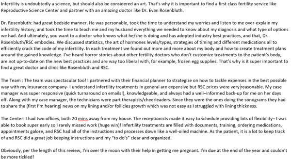 REPRODUCTIVE SCIENCE CENTER - 25 Photos & 149 Reviews - 100 Park Pl ...