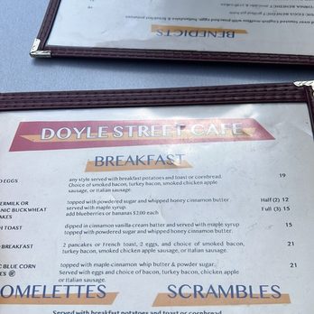 DOYLE STREET CAFE - Updated June 2024 - 1633 Photos & 1810 Reviews ...