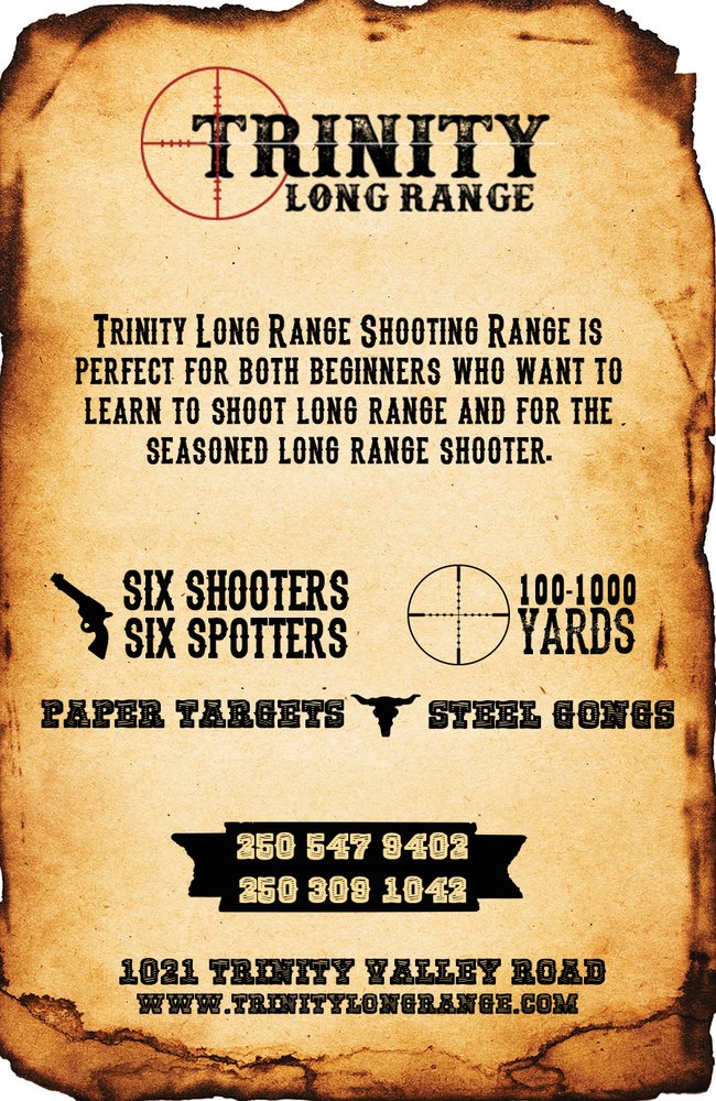 TRINITY LONG RANGE SHOOTING - Updated December 2025 - 1021 Trinity ...