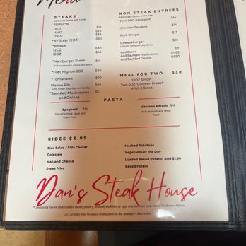DAN’S STEAK HOUSE - 126 Photos & 104 Reviews - 8512 US Hwy 211 W, Luray ...