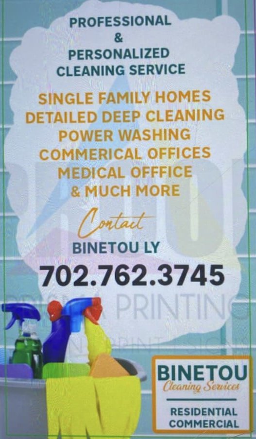 BINETOU CLEANING SERVICES - Updated January 2025 - Las Vegas, Nevada - Office Cleaning - Phone ...