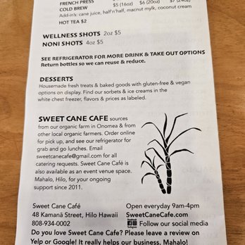 SWEET CANE CAFE - 514 Photos & 387 Reviews - 48 Kamana St, Hilo, Hawaii ...