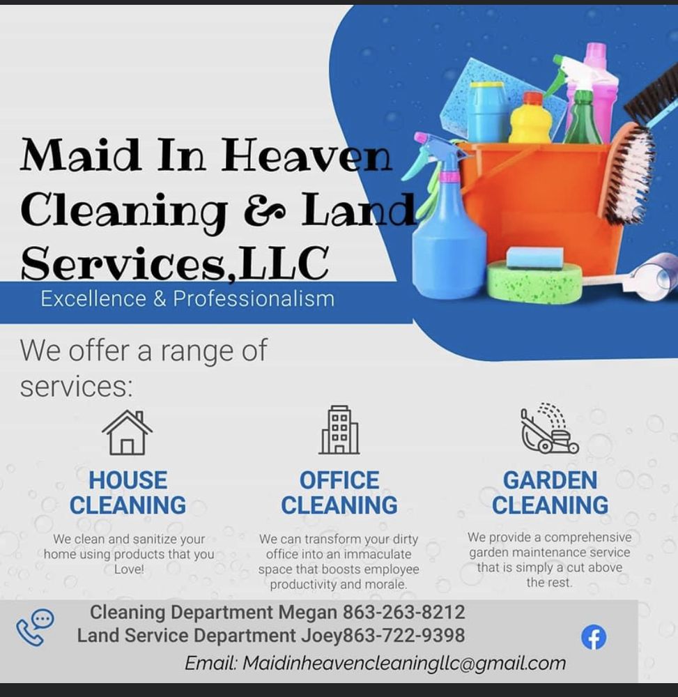 MAID IN HEAVEN CLEANING & LAND SERVICES - Arcadia, Florida - Lawn ...