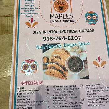 918 MAPLES TACOS & CANTINA - Updated October 2024 - 148 Photos & 151 ...